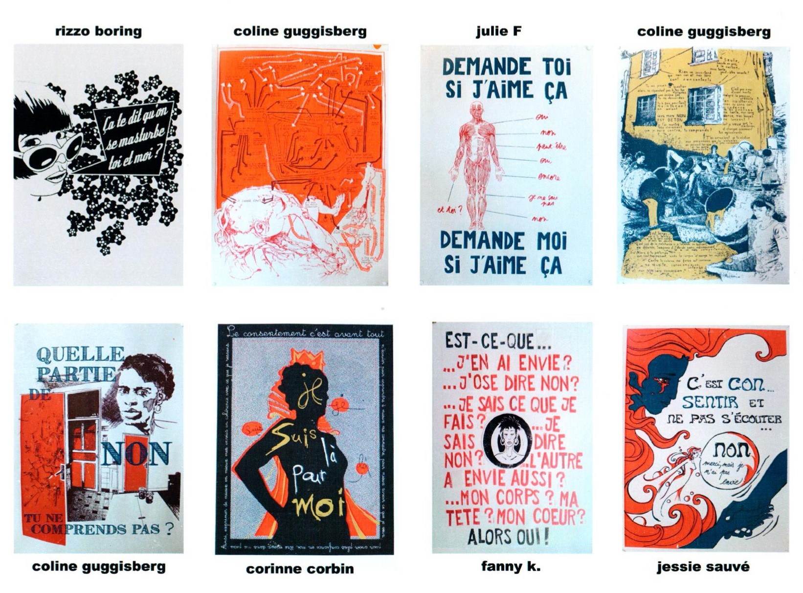 Affiches sur le consentement - Association Viol-Secours
